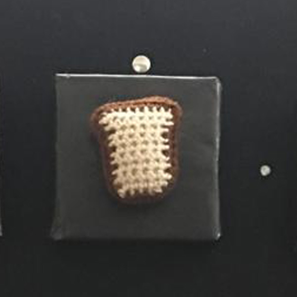 Crochet Bread Slice Wall Hanging Design – 1 Piece