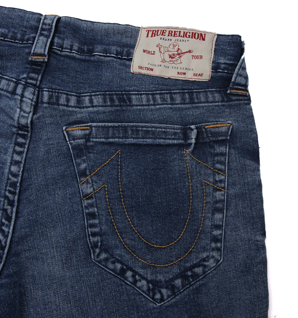 True Religion Medium Ink Blue Slim Fit Jeans